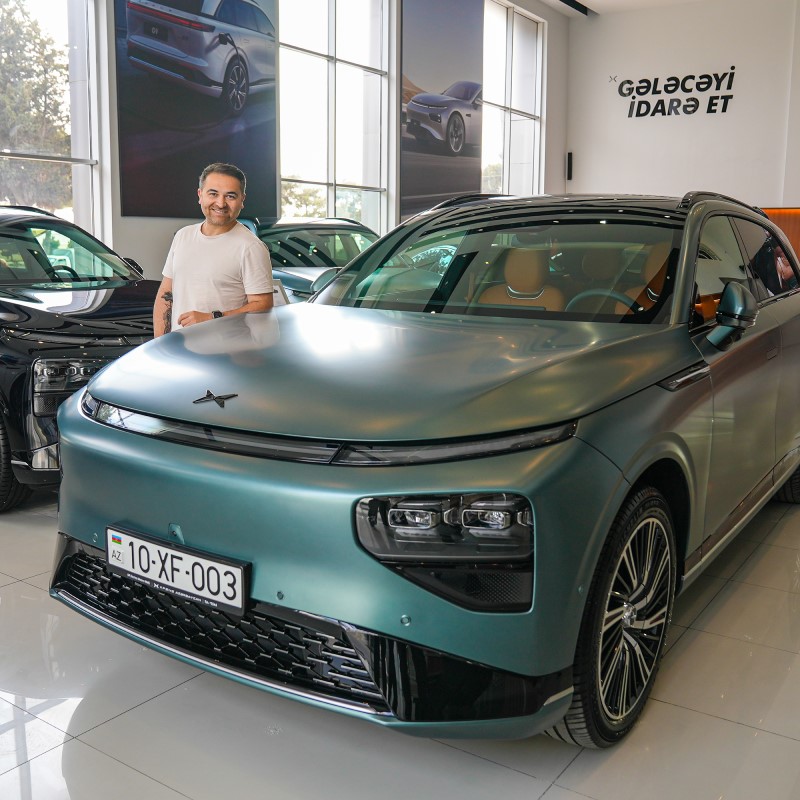 İlkin Həsəni yeni elektromobil aldı! - FOTO | marja.az